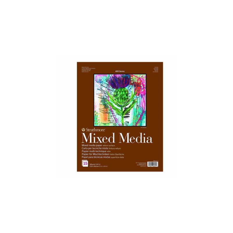 Strathmore 400 Mixed Media Pad 15 sheets 300g 22.8×30.5cm