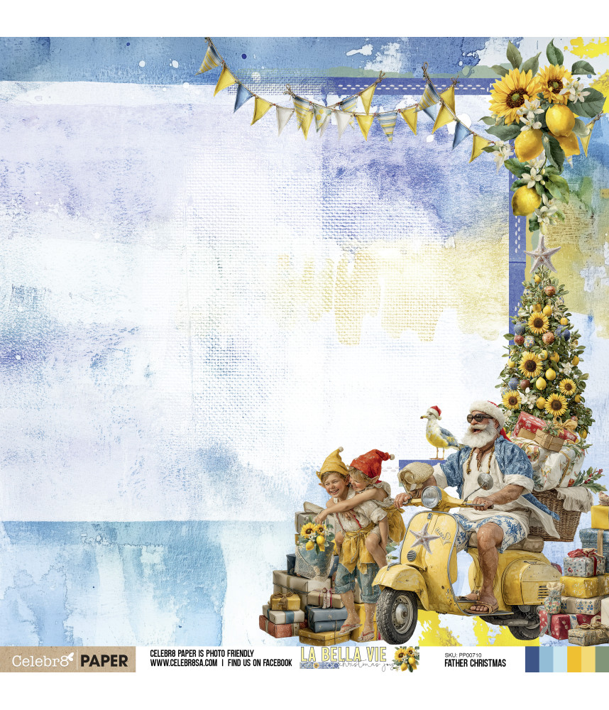 Celebr8 La Bella Vie Paper Father Christmas